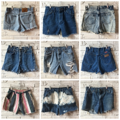 Womens / Femme denim cutoffs shorty shorts (*daisy dukes*) by the ...