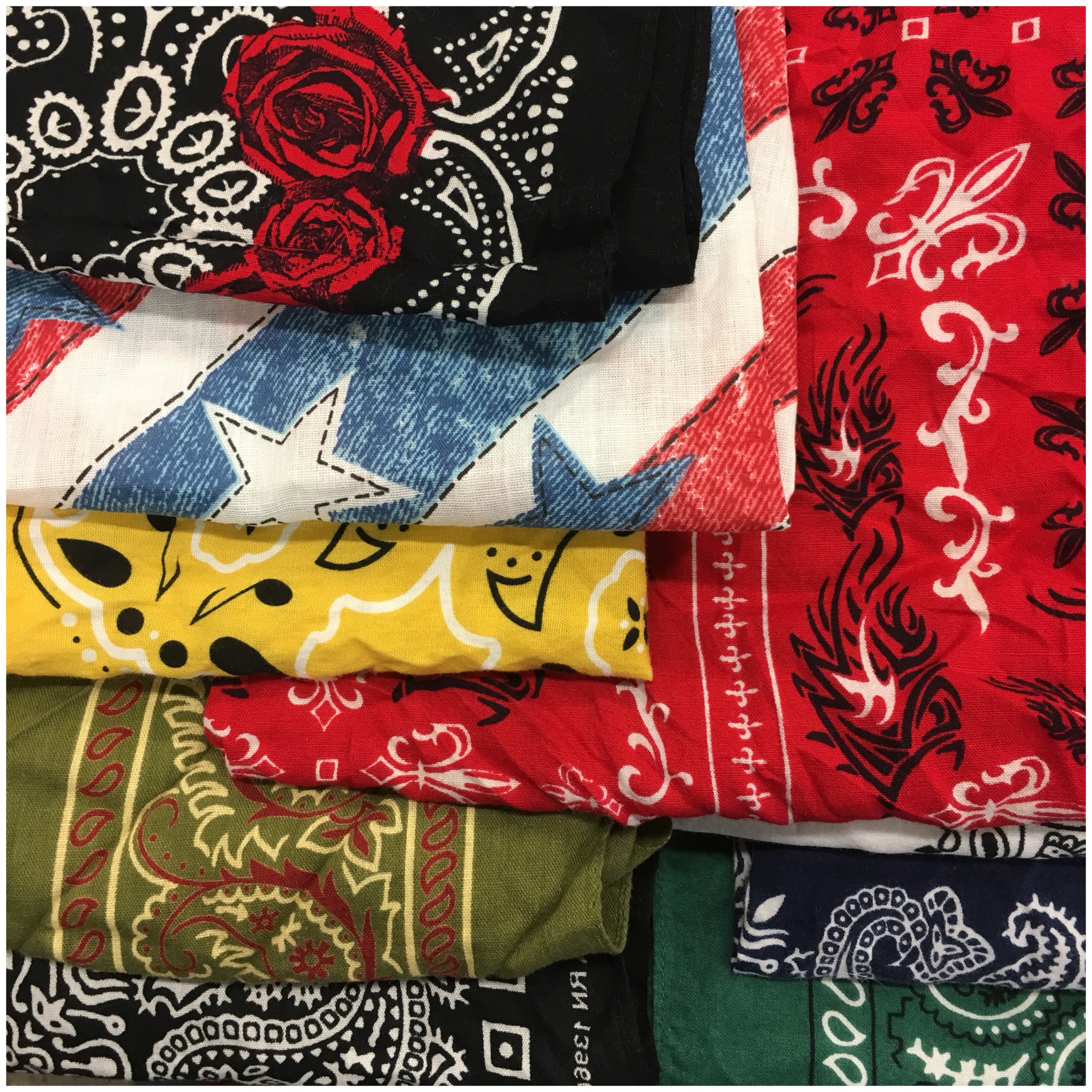 Bandanas by the bundle: Bulk Vintage Clothing