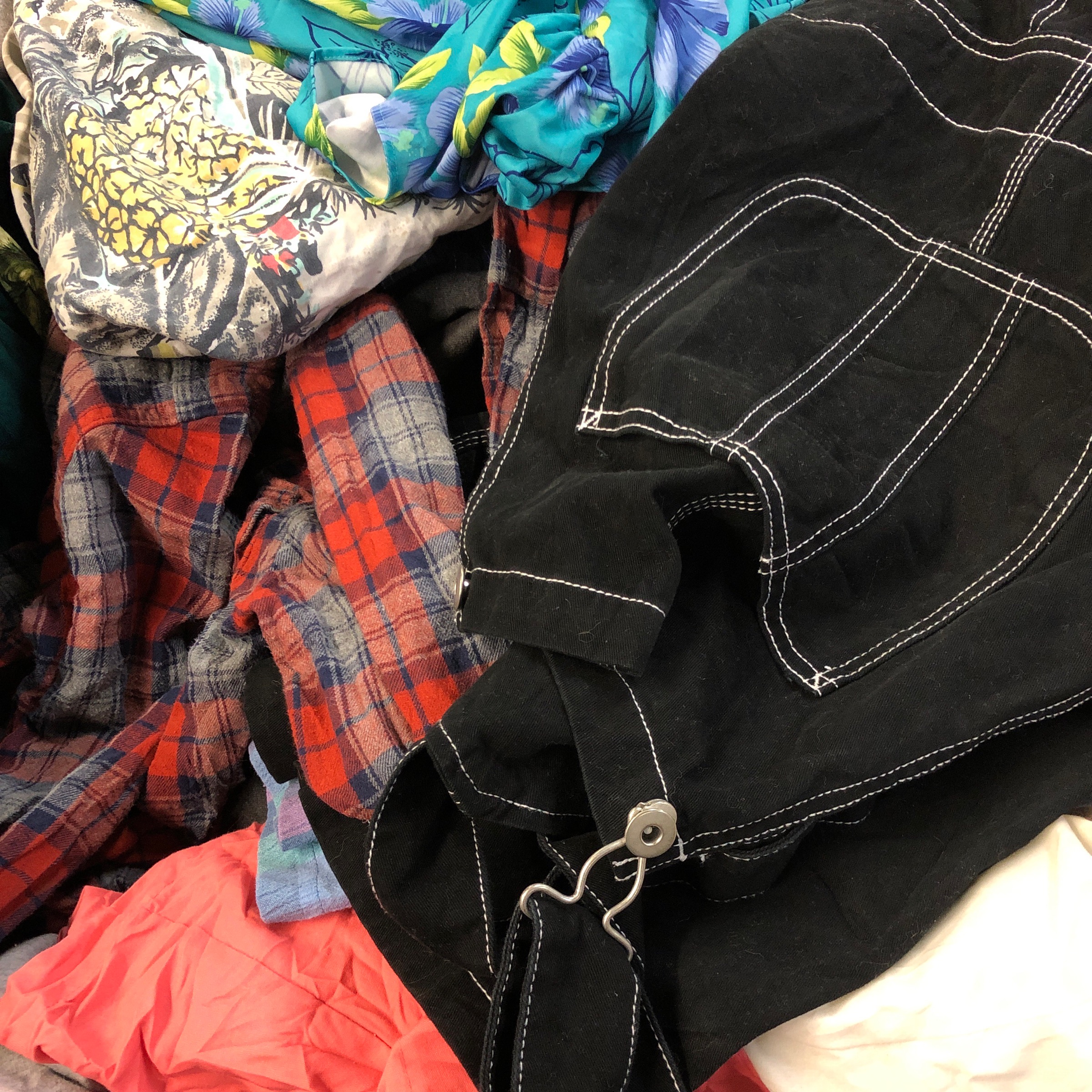 $1 Damaged clothing intended for re-use projects. As much as you want ...